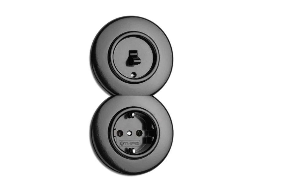 THPG bakleiidist katteraam ümmargune, 1 sirge serv|Kangasjuhe veebipood - Tekstiilkaablid ja ...